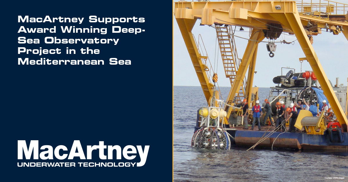 MacArtney Supports Award Winning Deep-Sea Observatory Project in the ...