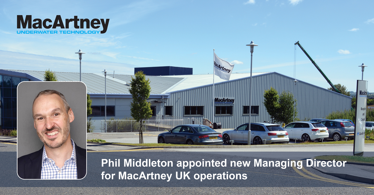 MacArtney Group announces the appointment of a new UK Managing Director