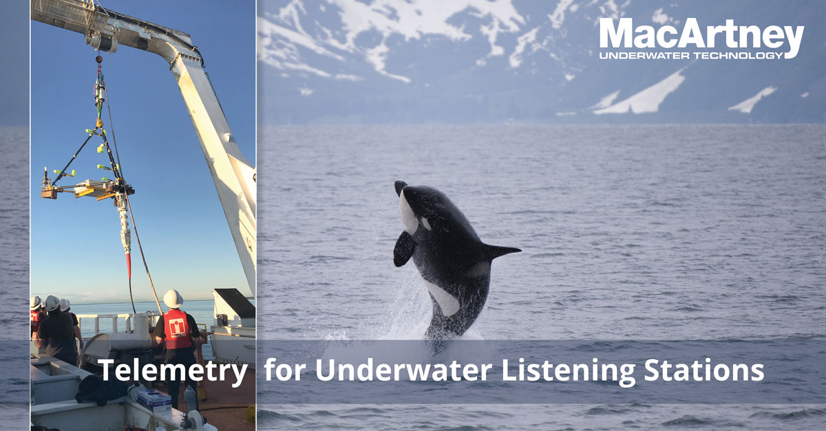 MacArtney telemetry system solution for Underwater Listening Stations