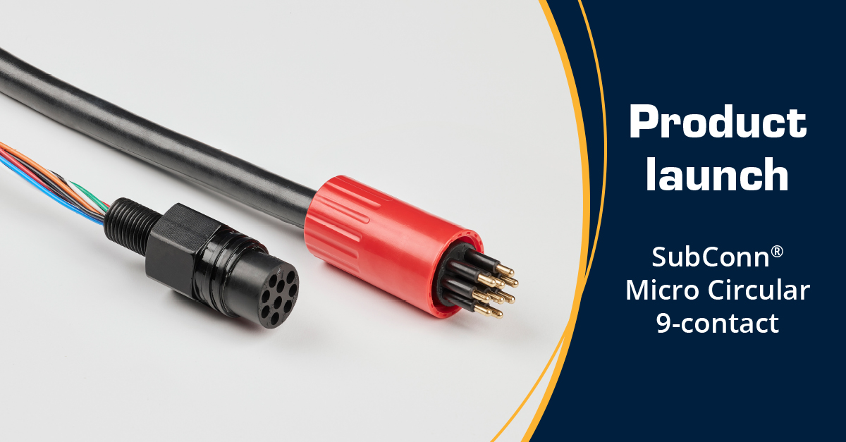 We proudly introduce the 9-contact SubConn connector